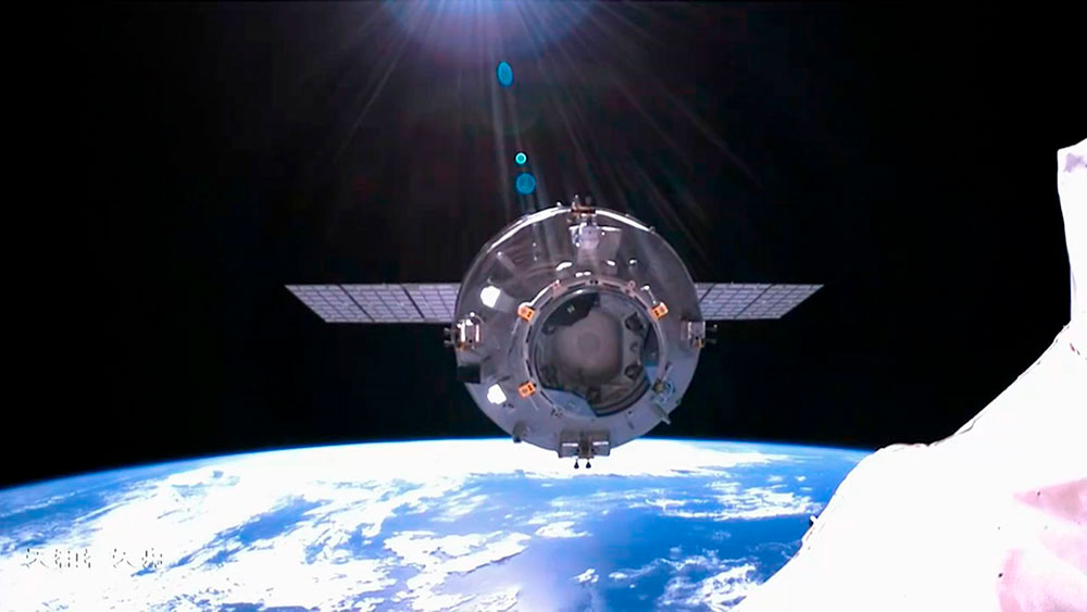 El carguero Tianzhou 5 llega en tiempo récord a la estación espacial china El carguero Tianzhou 5 llega en tiempo récord a la estación espacial china